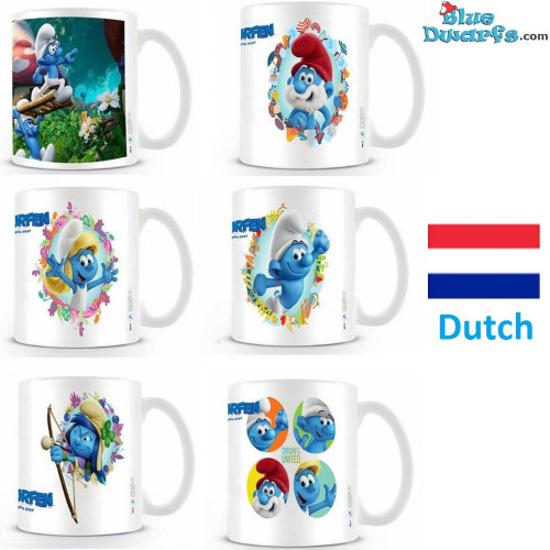 6 x Smurfs mugs - Smurfs in the lost village - Verloren dorp - 325 ml ...