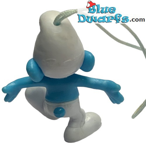 Happy Smurf - Belgian Delhaize Supermarket figurine - Dangler - 4cm ...