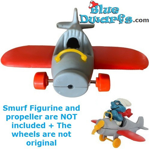 40222: Airplane Smurf (Supersmurf) - Schleich - 5,5cm