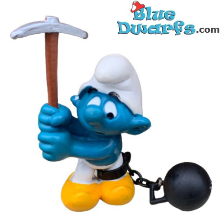 40213: Chain Gang Smurf (Supersmurf) - Schleich - 5,5cm