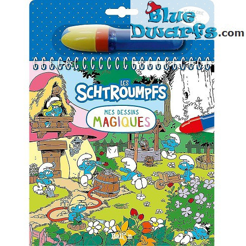 Libro de colorear de los Pitufos - Colorear con agua - Los Pitufos ...