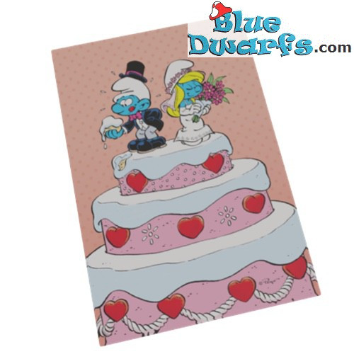 Smurf magnet - The Wedding - Bride and Groom - Smurf Marriage - The ...