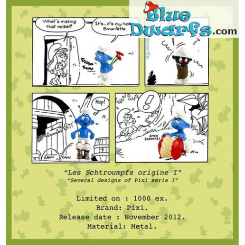 pixi06436: Thinker smurf (Pixi Origin I, 2012)