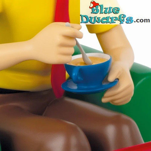 Tintin having tea - Resin Statue - The Tintin Collection -18cm ...