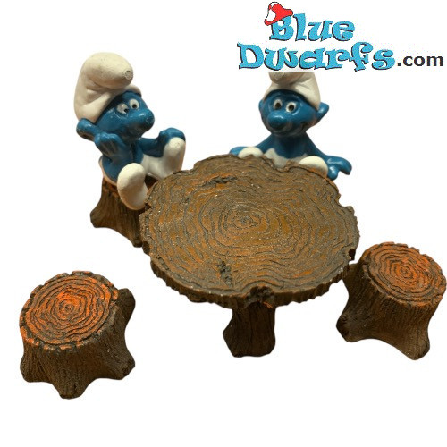 Table & Chair Shaped Set - Smurfs Decoration Product - Smurf Not ...