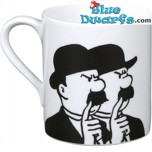 Mug Thomson and Thompson - Detectives in the Tintin series - Black ...