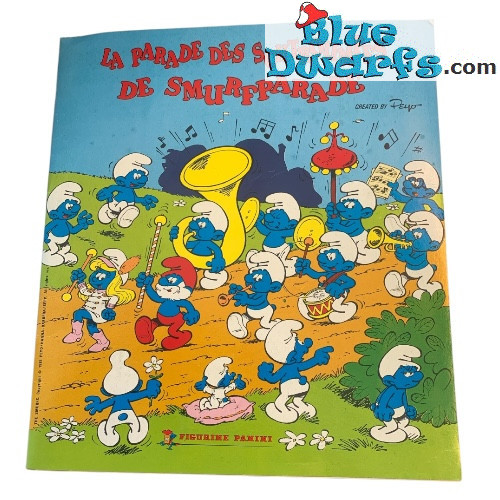 Álbum de pegatinas de los Pitufos - El desfile de los Pitufos - Panini ...