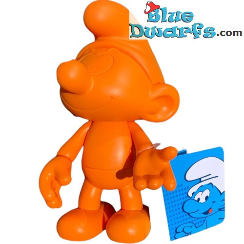 Color Naranjo - Pitufo Movible - Vinilo Global Smurfday Figurita ...