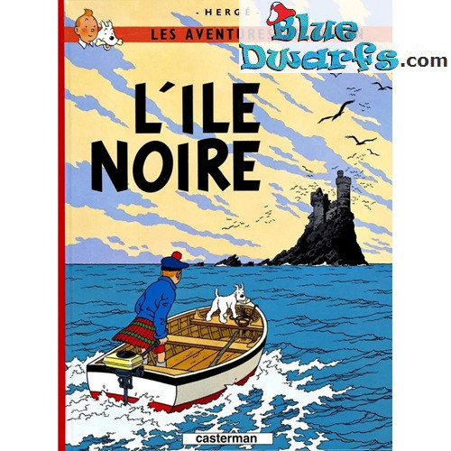 La Isla Negra - Libro de Tintín - Edición en francés - Tapa dura - 64 ...