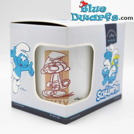 Pitufo Gruñón - Zefix - La taza oficial de los Pitufos - Camping al ...