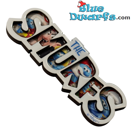 The Smurfs – Smurf Logo – Resin Magnet – Power Gift – 12 × 4 cm ...