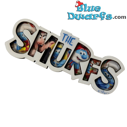 The Smurfs – Smurf Logo – Resin Magnet – Power Gift – 12 × 4 cm ...